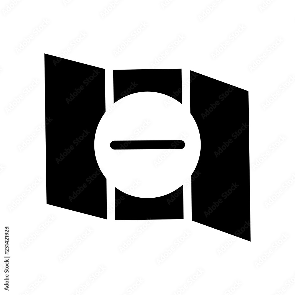 Remove from Map icon. Trendy Remove from Map logo concept on white ...