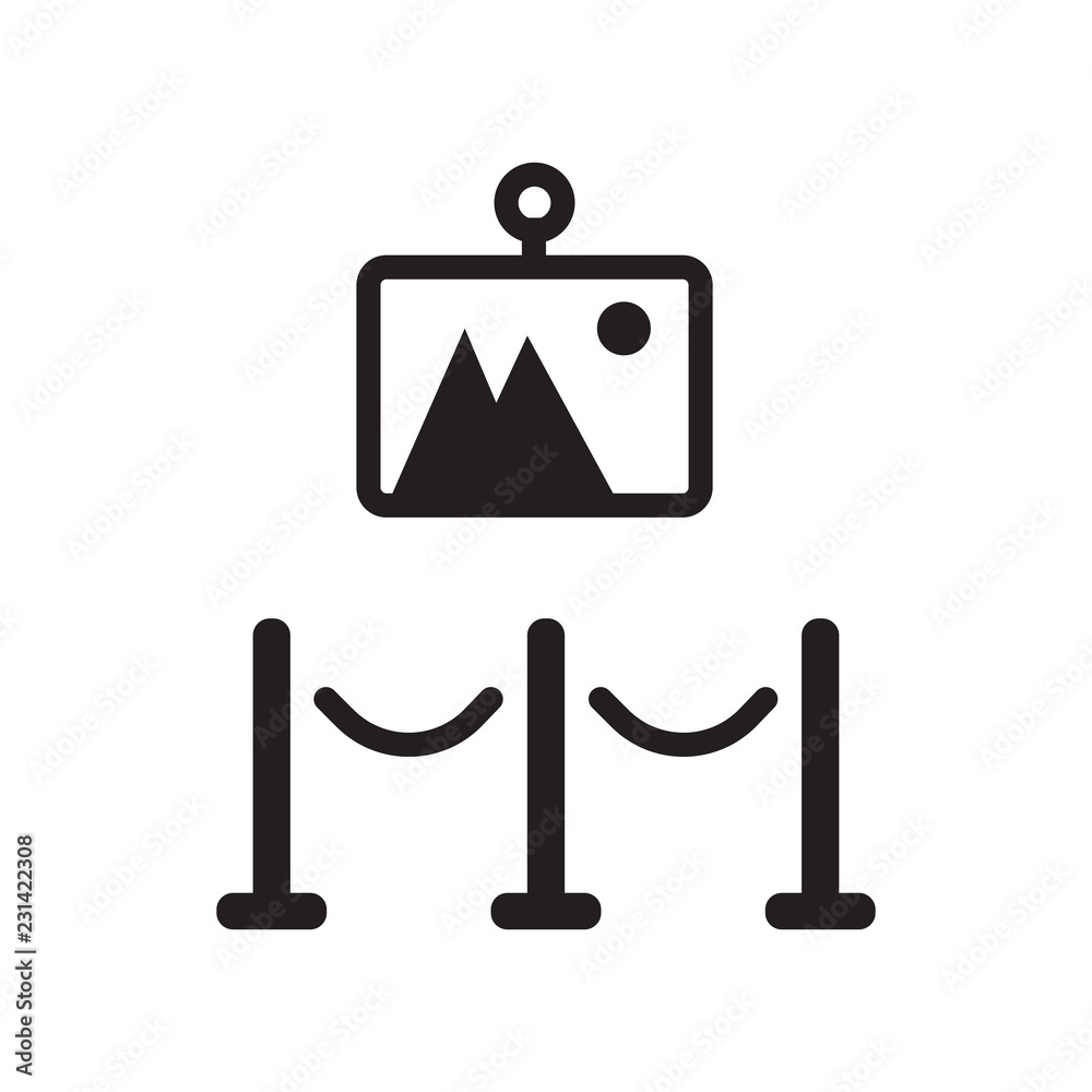 Exhibition icon. Trendy Exhibition logo concept on white background ...