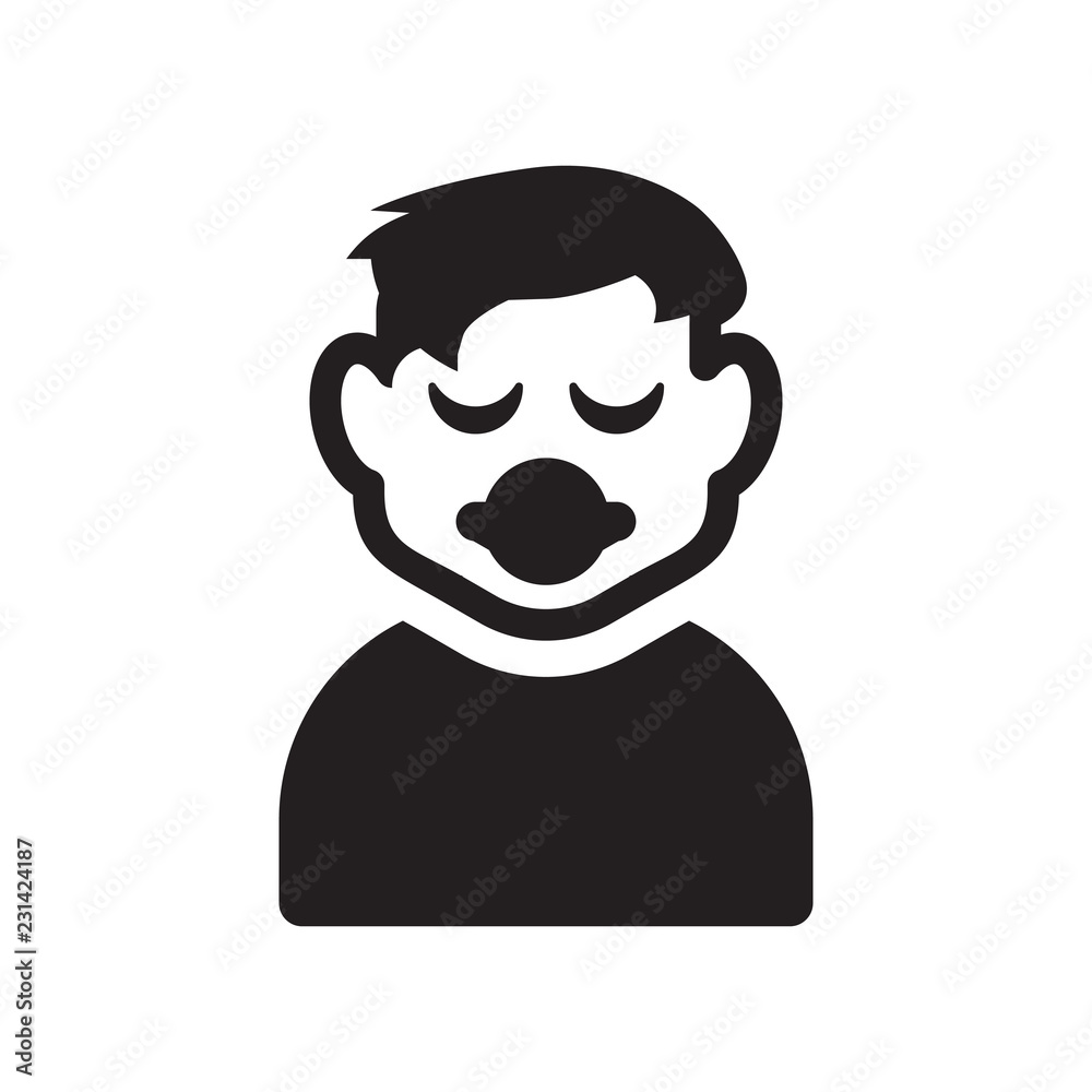 Child face icon. Trendy Child face logo concept on white background ...