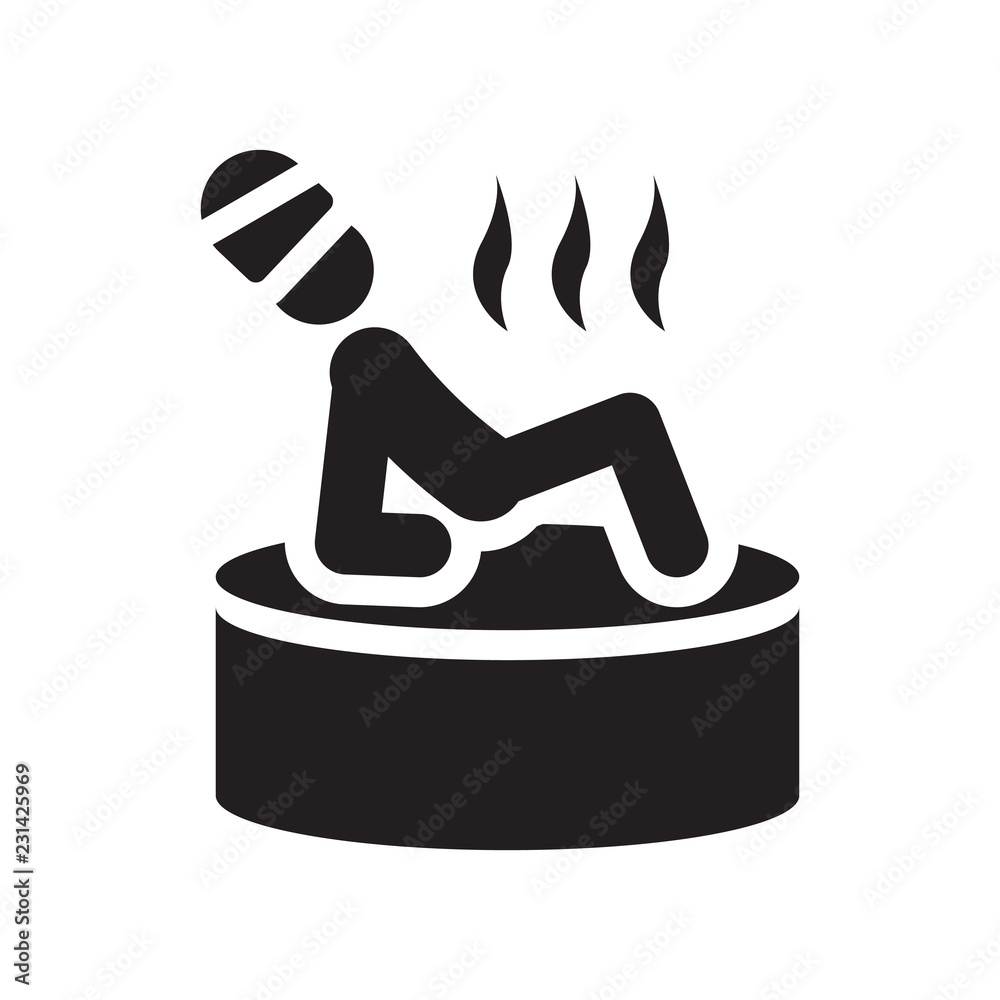 Hamam icon. Trendy Hamam logo concept on white background from sauna ...