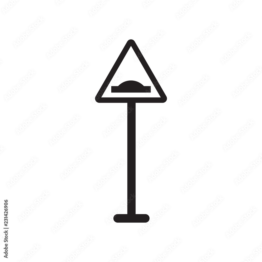 Bump sign icon. Trendy Bump sign logo concept on white background from ...
