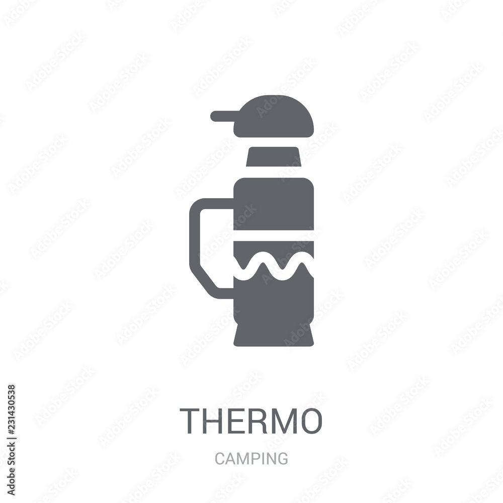 Thermo icon. Trendy Thermo logo concept on white background from ...