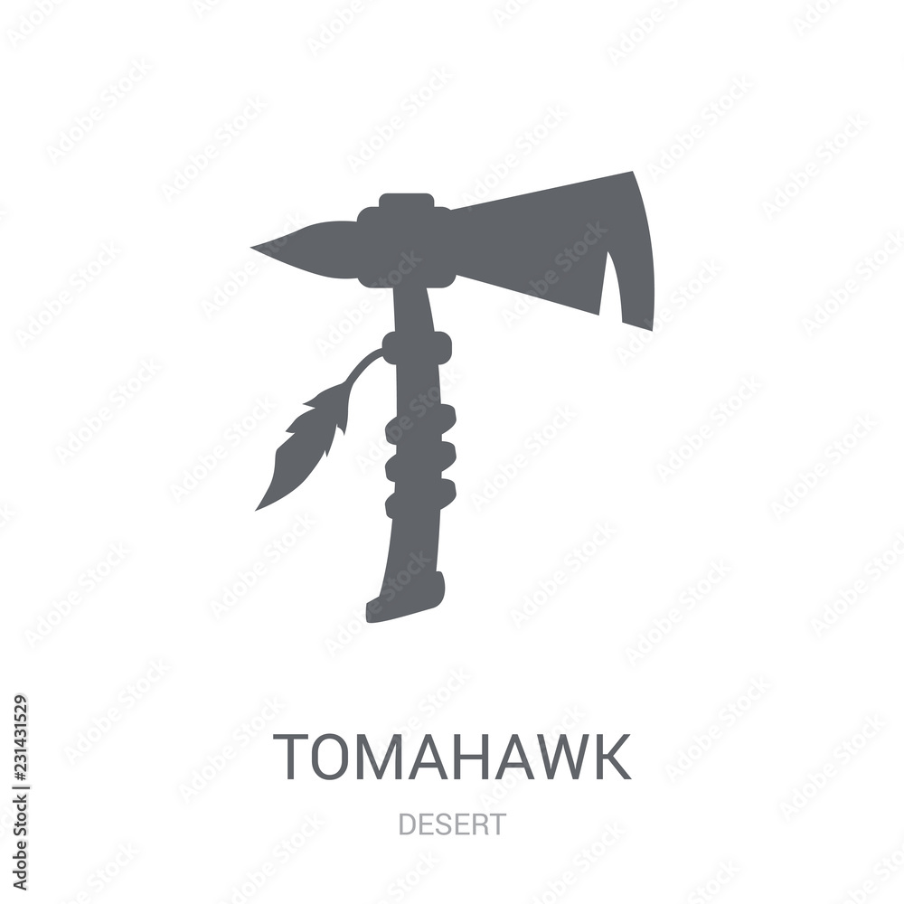Tomahawk icon. Trendy Tomahawk logo concept on white background from ...