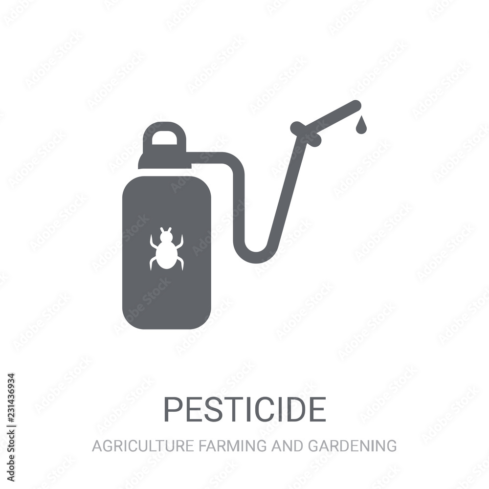 Pesticide icon. Trendy Pesticide logo concept on white background from ...