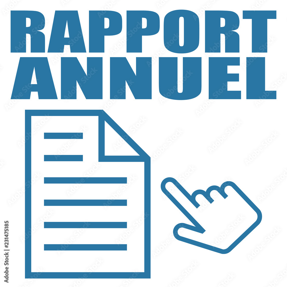Logo rapport annuel. Stock Vector | Adobe Stock