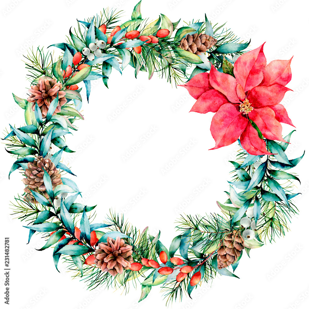 Wreath Christmas Clipart Borders