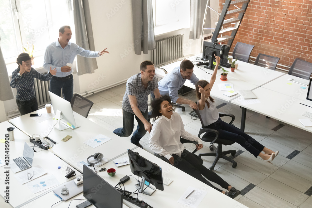 Having Fun At The Office