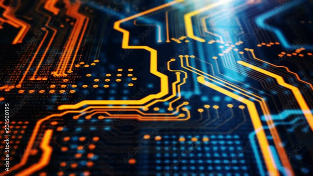 Video Stock Technology background/Technology background of the abstract ...