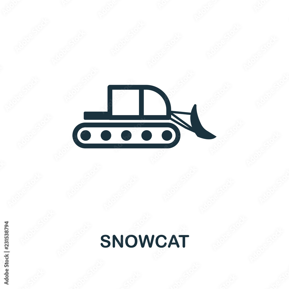 Snowcat icon. Premium style design from winter sports icon collection ...