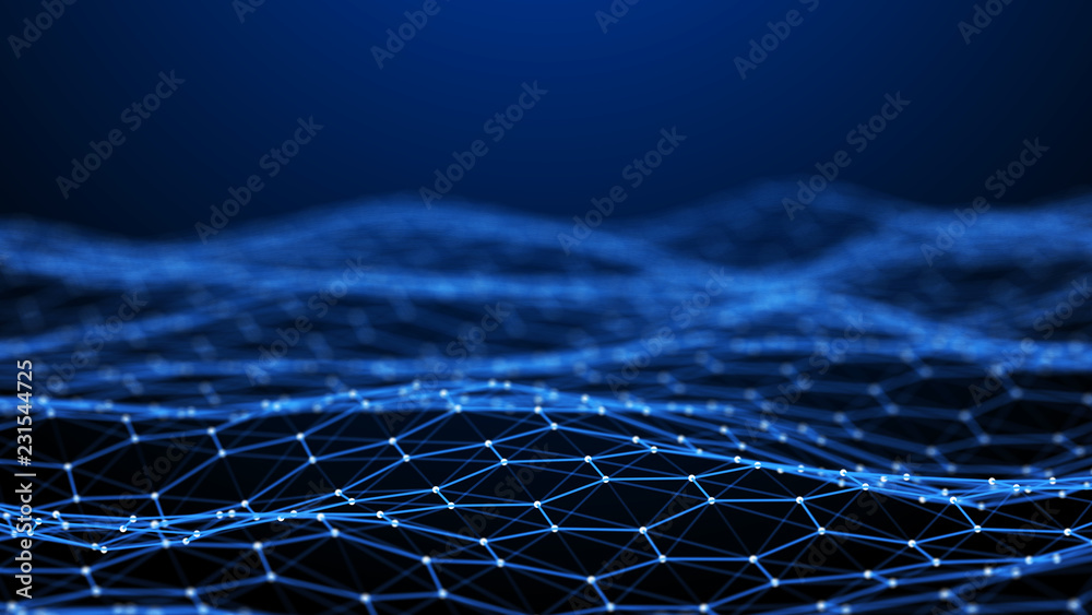 Blockchain technology background. Abstract technology background ...