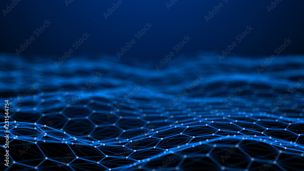 Blockchain technology background. Abstract technology background ...