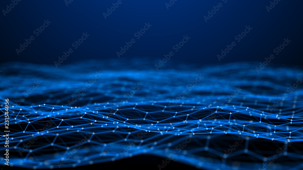 Blockchain technology background. Abstract technology background ...