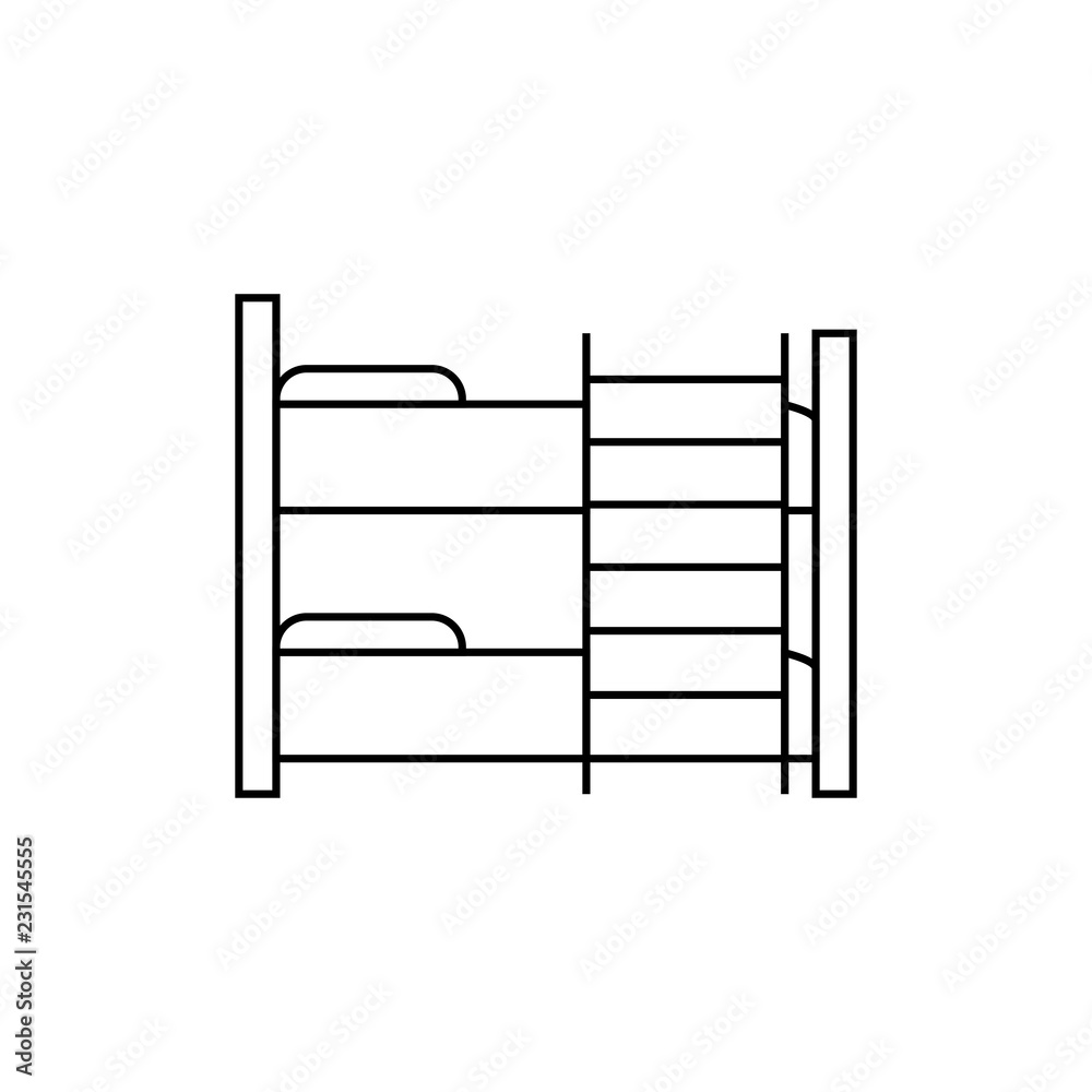 Bunk Bed Icon