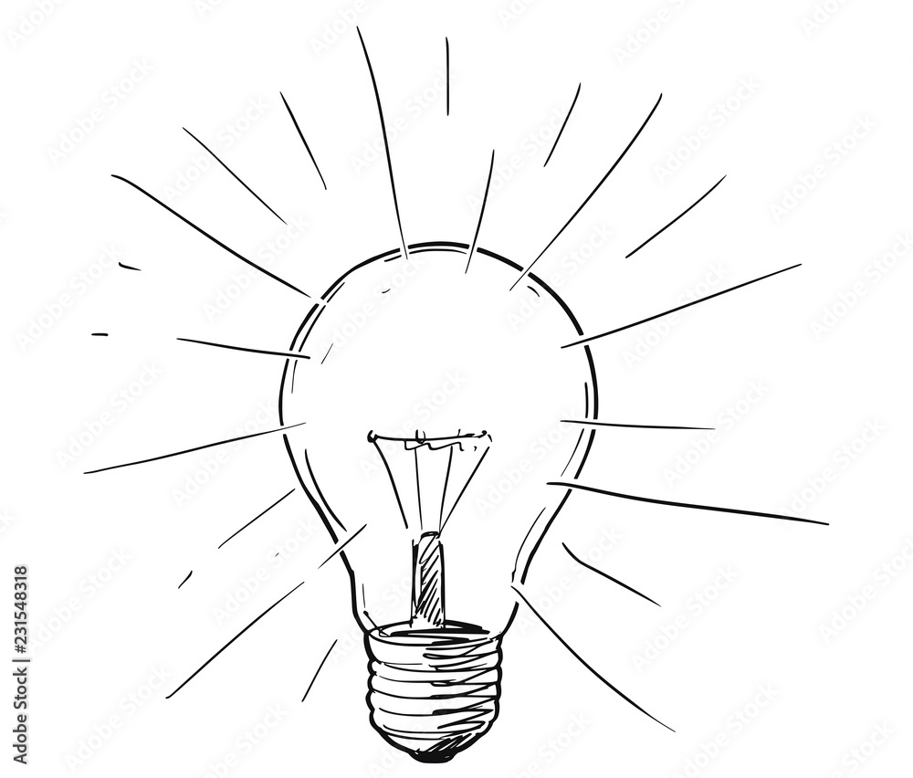 Vector artistic conceptual pen and ink sketch drawing illustration of ...