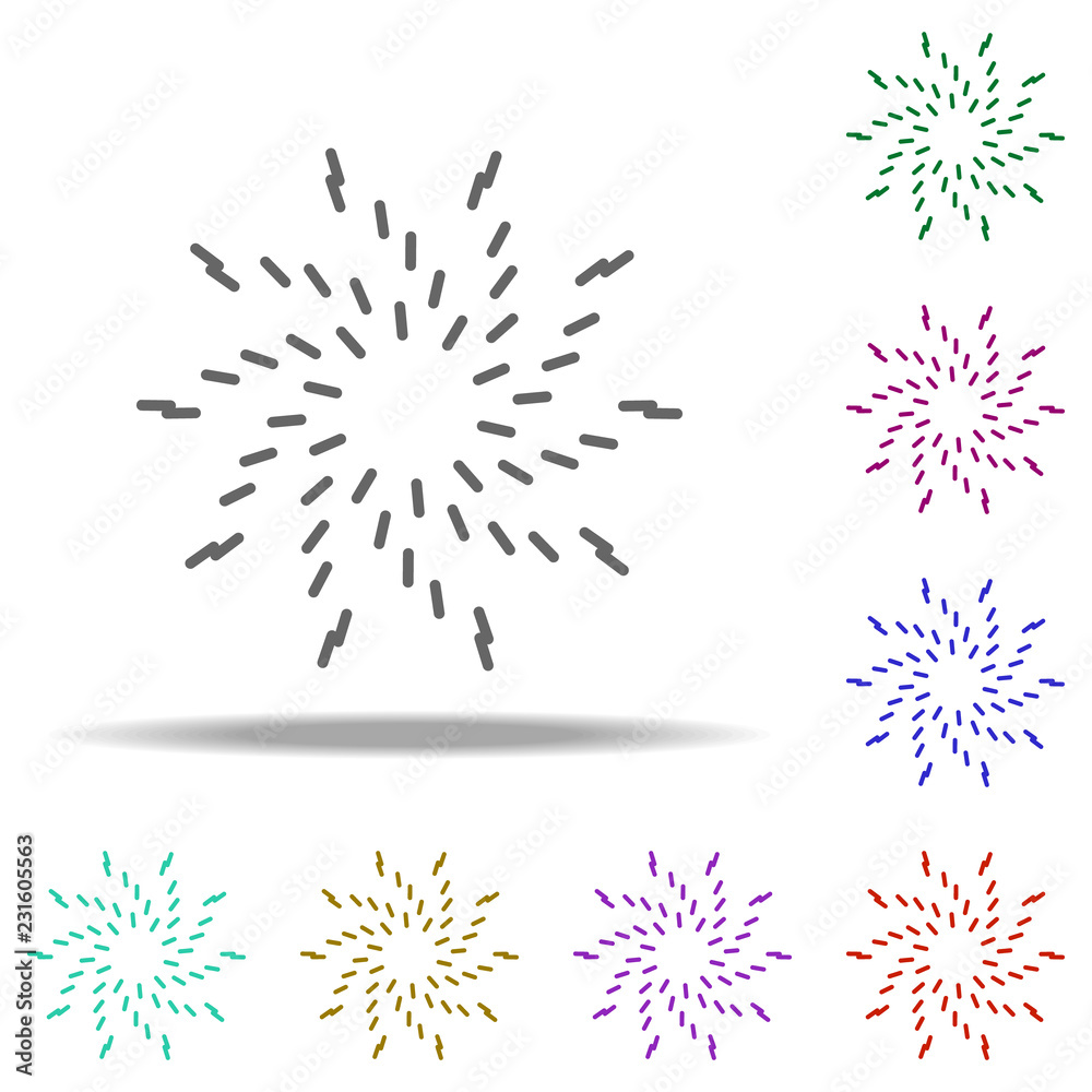 galaxy icon. Elements of Cartooning space in multi color style icons ...