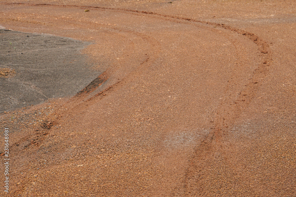 red muddy road texture in rainy season in deep jungle Stock Photo ...