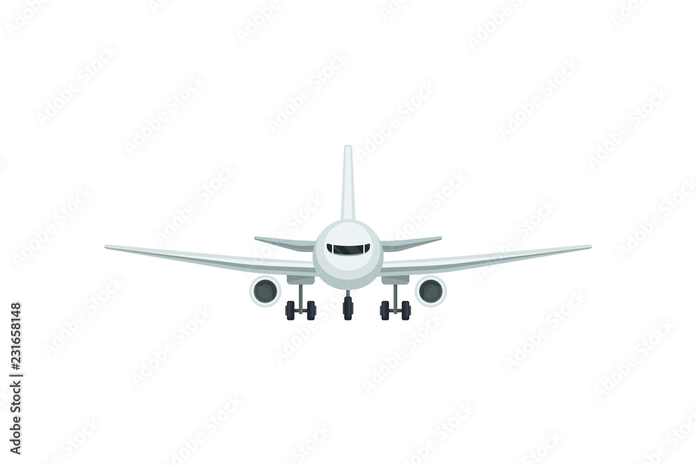 Airplane Vector Front