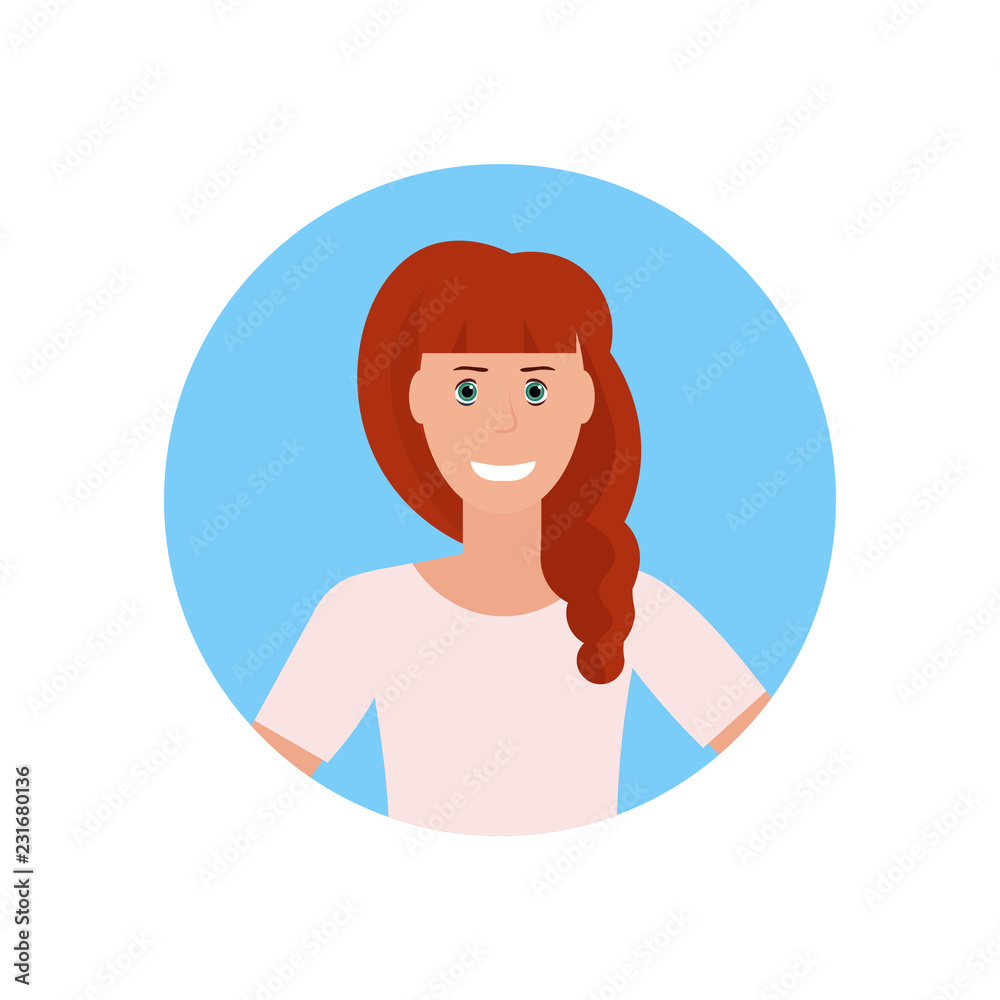Female Office Worker Cartoon
