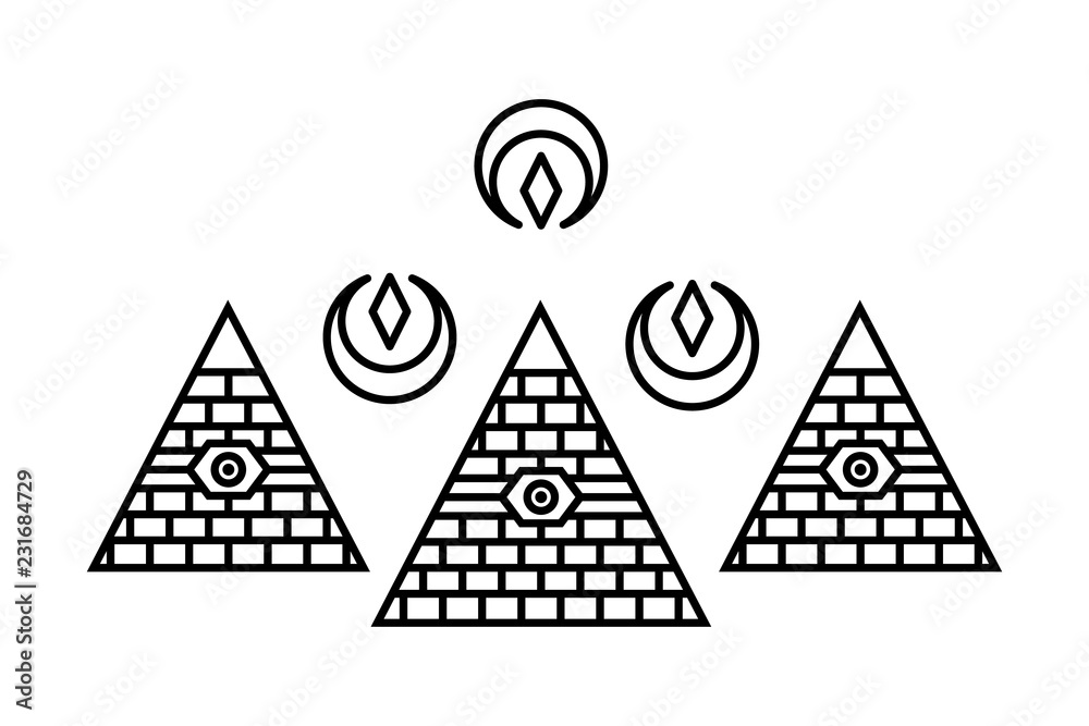 Egyptian Pyramid Symbols
