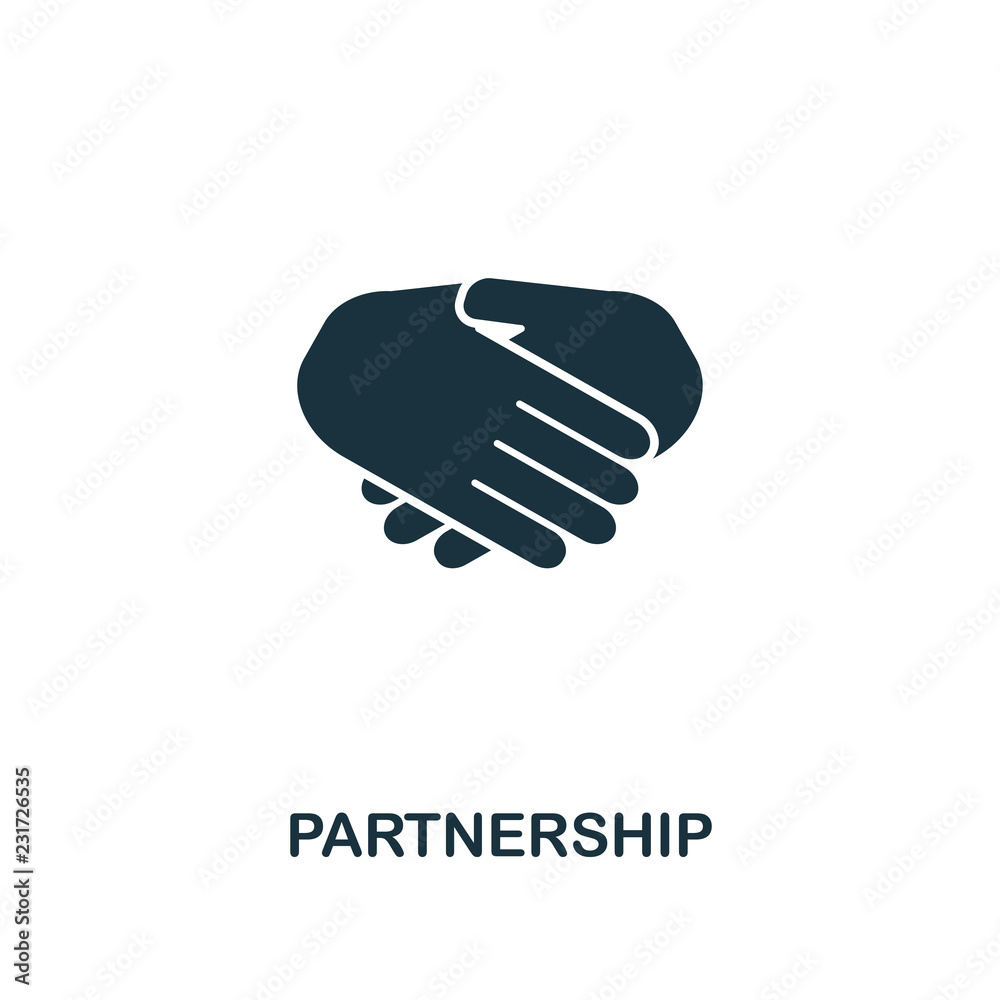 Partnership icon. Premium style design from advertising icon collection ...