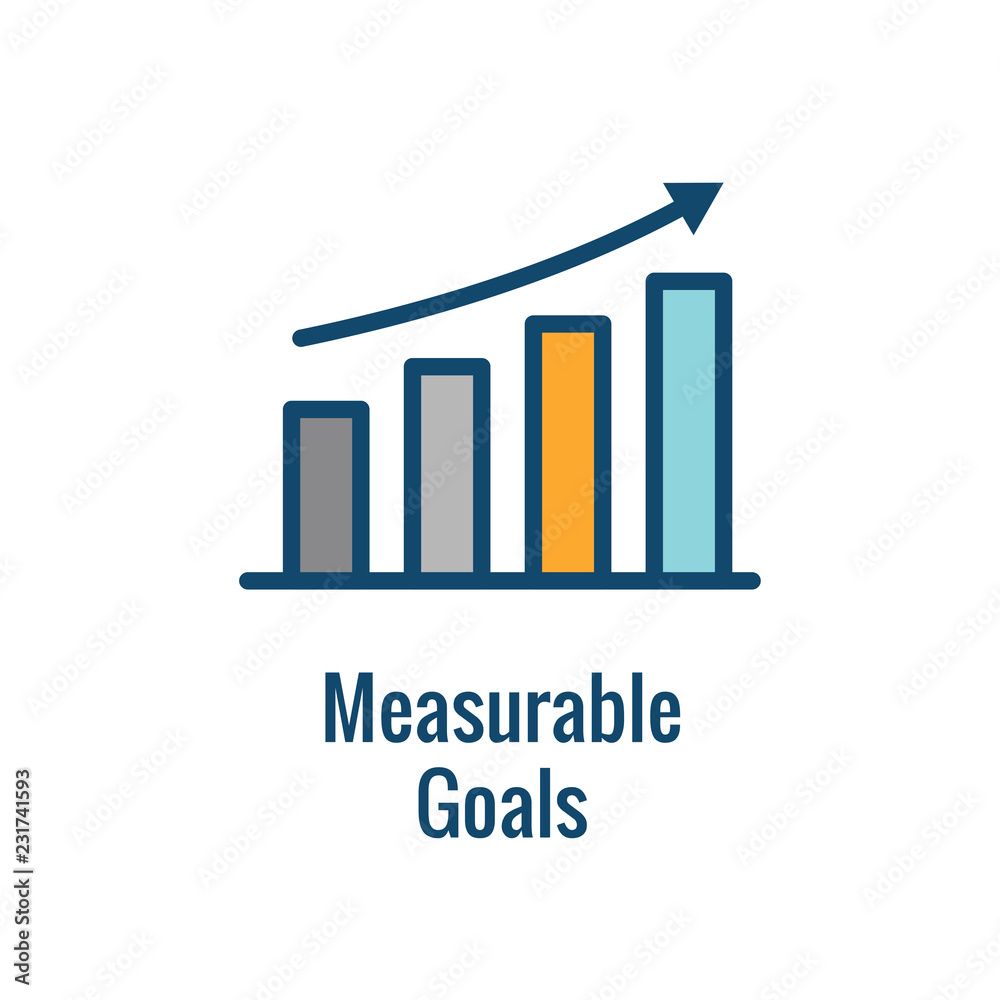 2019 SMART Goals Vector graphic with Smart goal keywords Stock ...