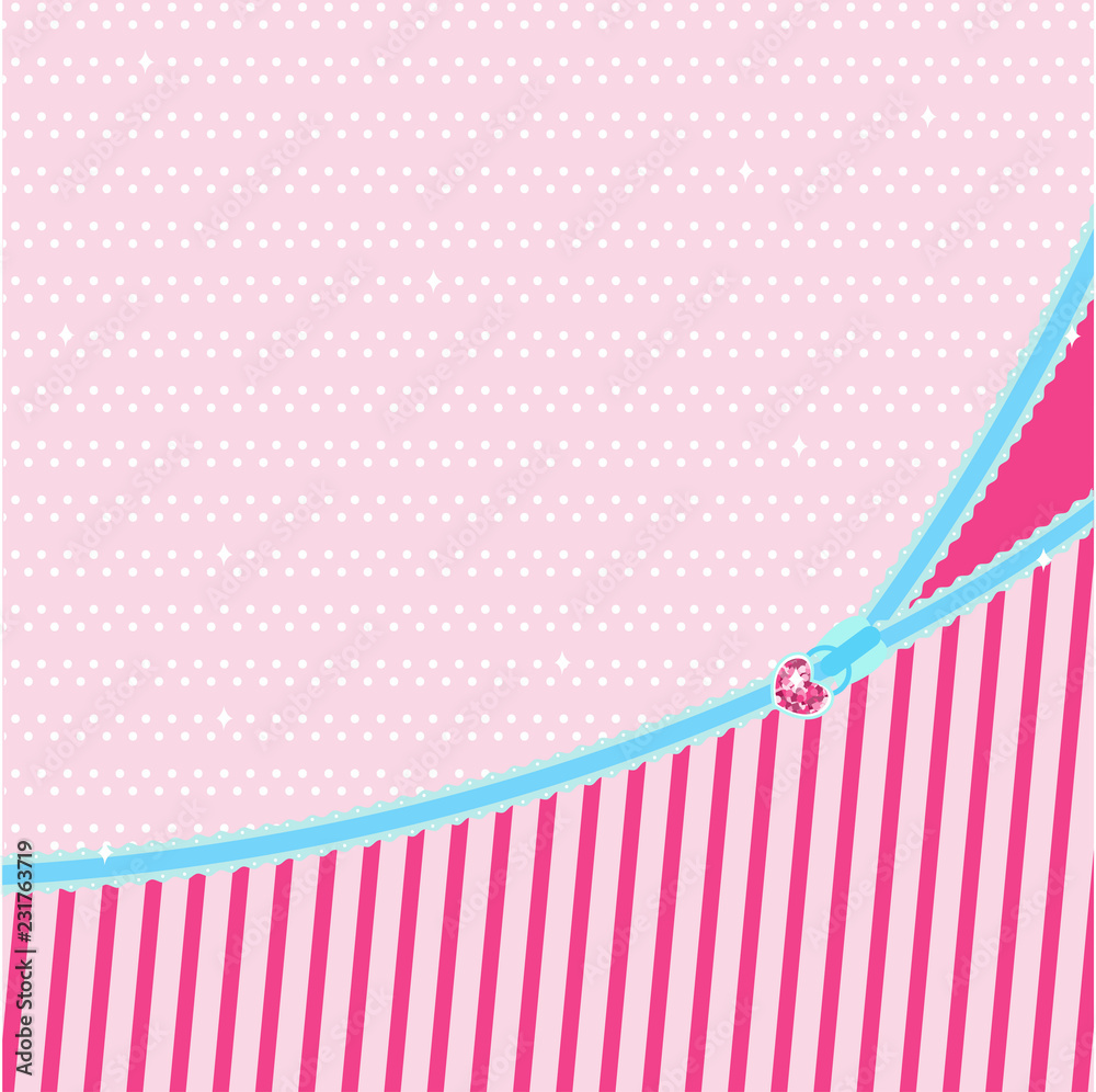 Cute pink background with glitter lock. Fashion kids print. Perfect for ...