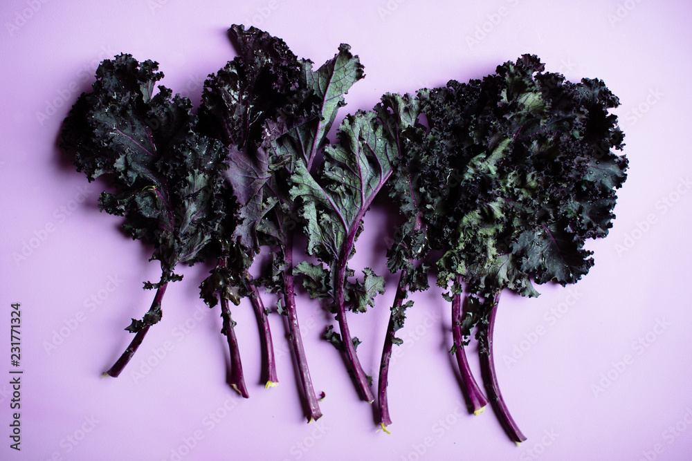 Red kale Stock Photo | Adobe Stock