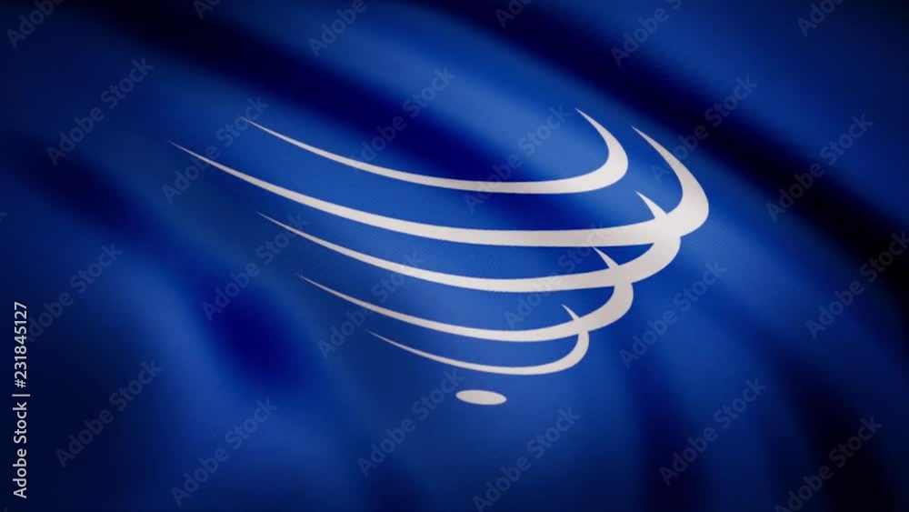 Flag of UNASUR. Flag of Union of South American Nations. Emblem of ...