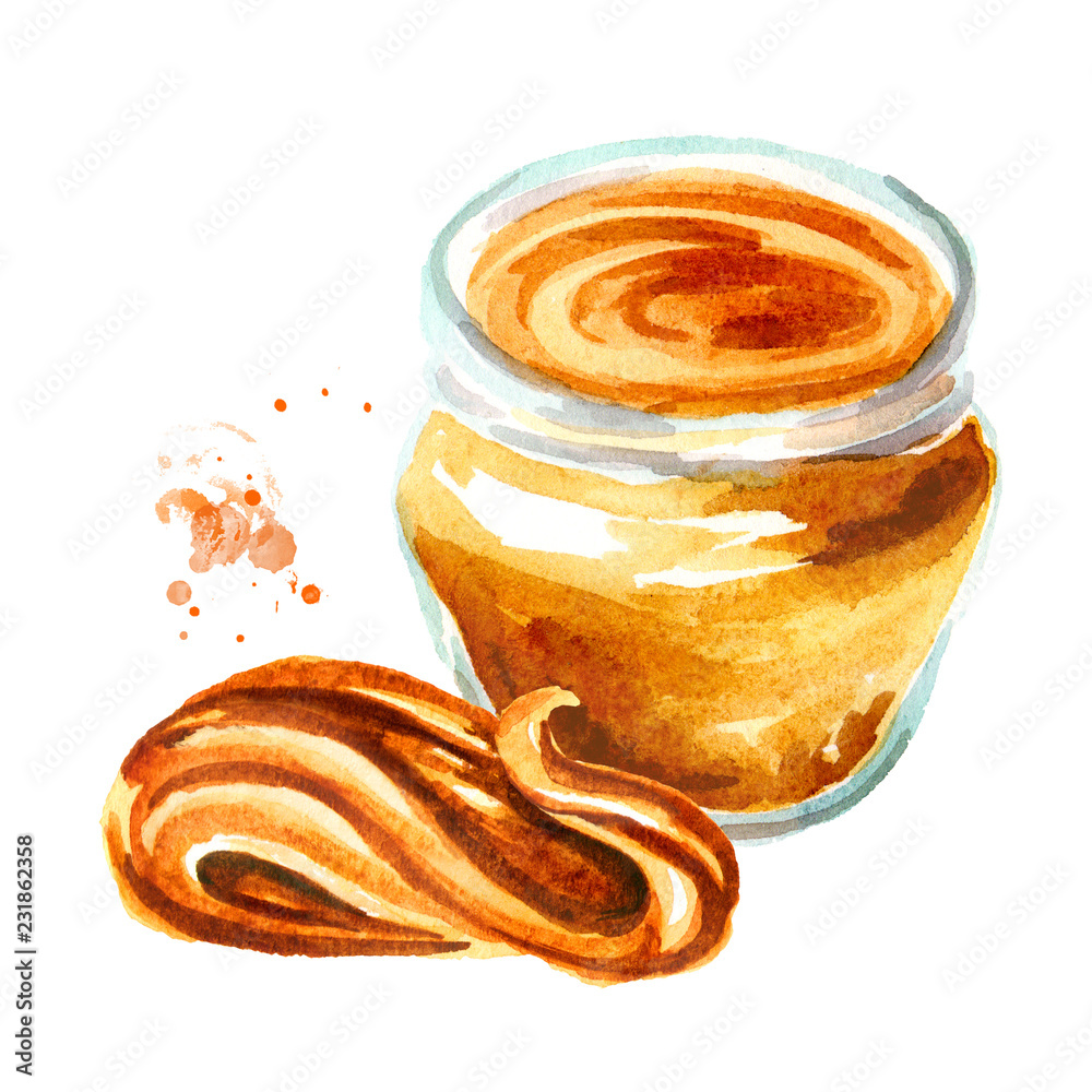 Melted Caramel Illustration