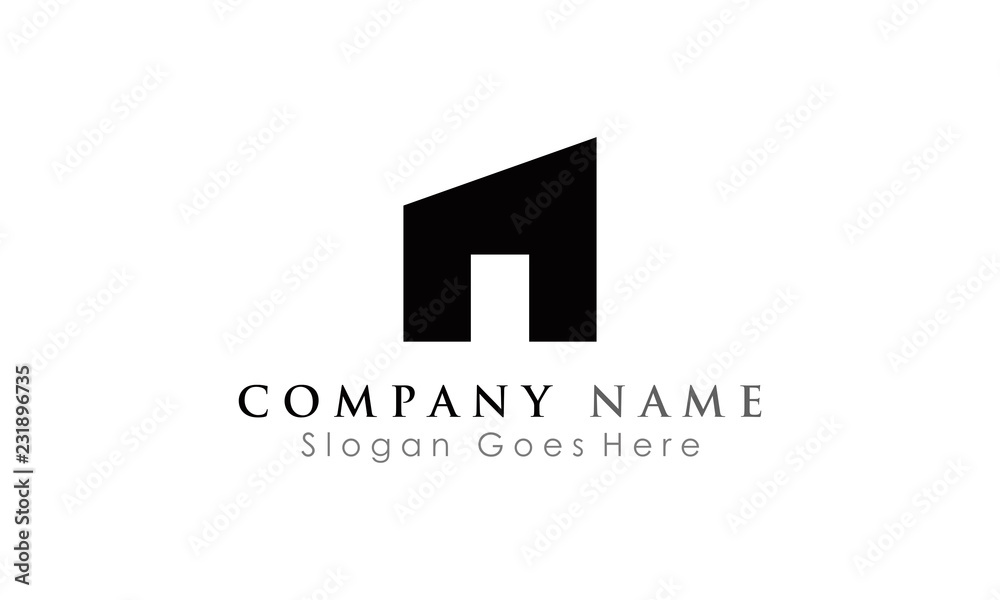 simple building vector Stock Vector | Adobe Stock