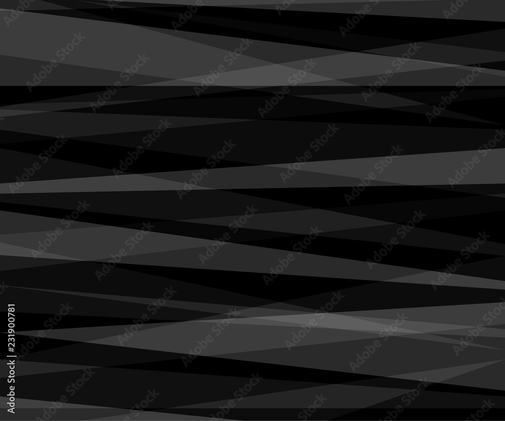 Abstract black and white gradient background with triangles. Technology ...