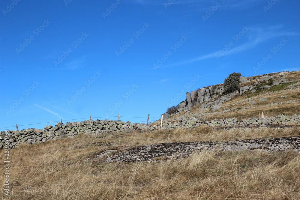 Paysage du plateau de l'Aubrac Stock Photo | Adobe Stock