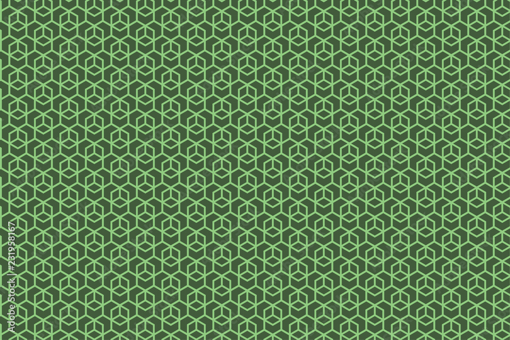Geometric Pattern Background. Green Background Stock Vector | Adobe Stock