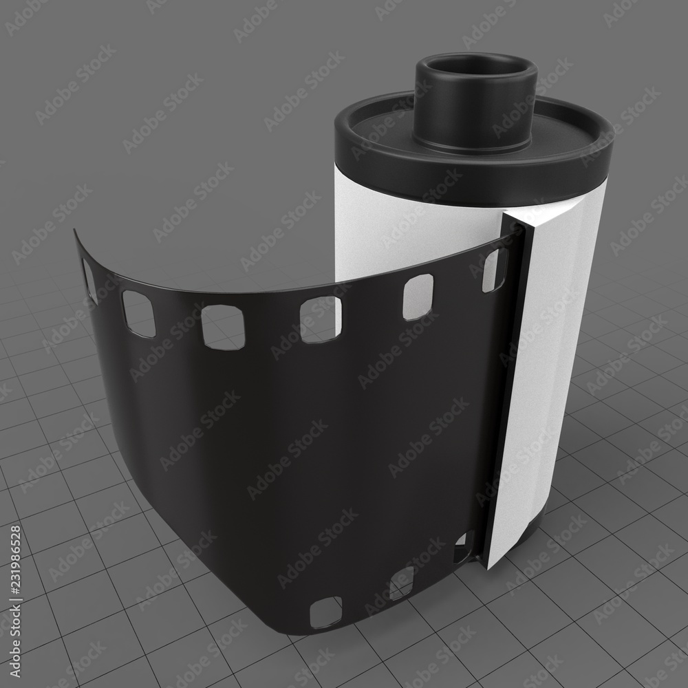 Film roll Stock 3D asset | Adobe Stock