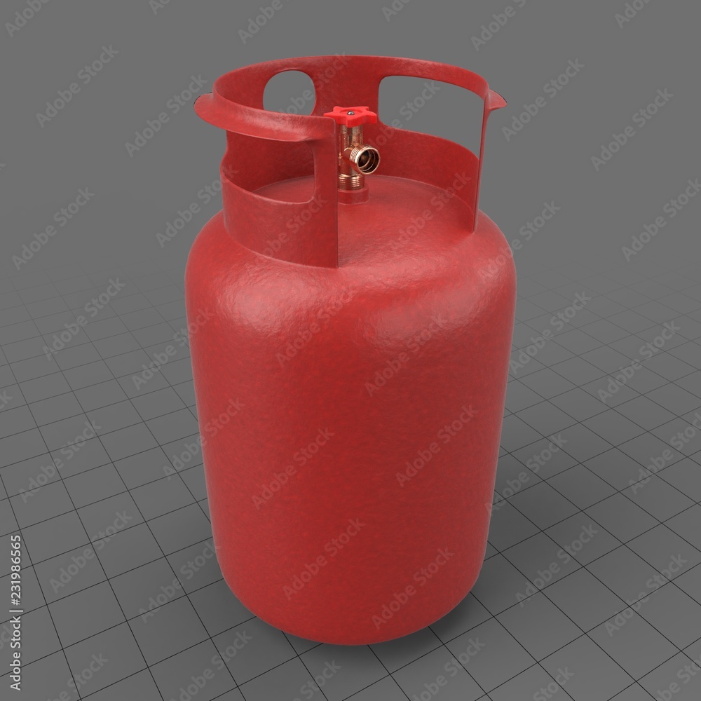 Gas cylinder Stock 3D asset | Adobe Stock
