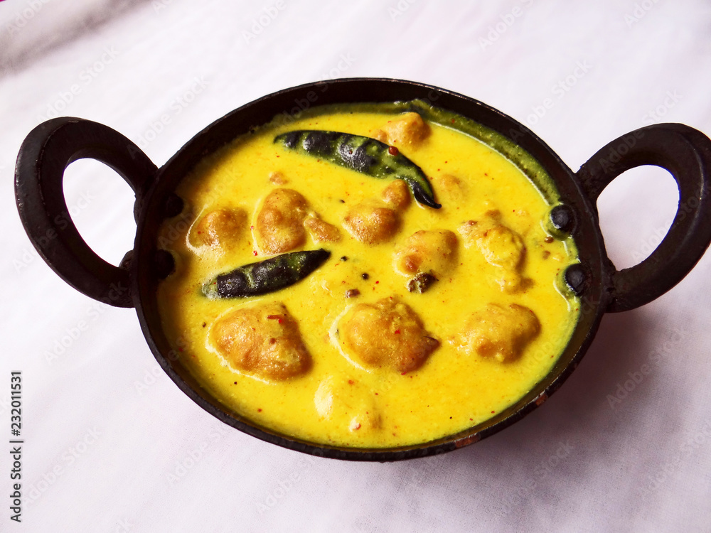 Kadhi Pakoad; Kadhi, an Indian comfort food of dumplings in yogurt ...