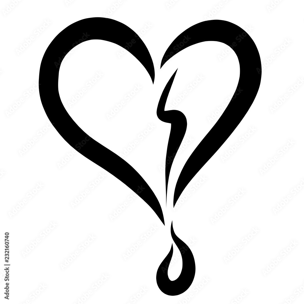 Broken Heart Pictures With Tears