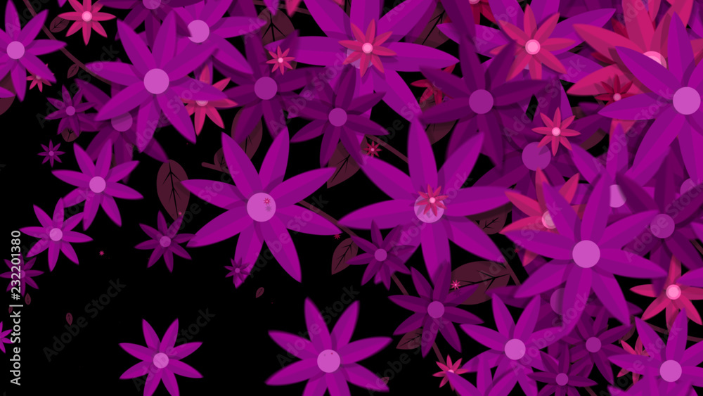 Flower Transition Stock Template | Adobe Stock