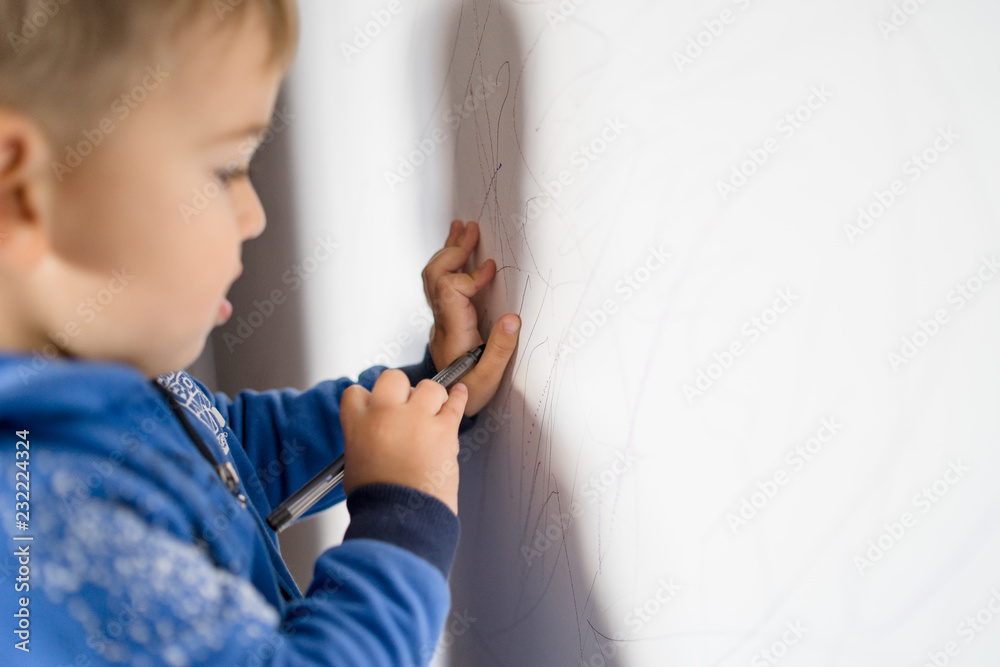 Finger Writing On Wall