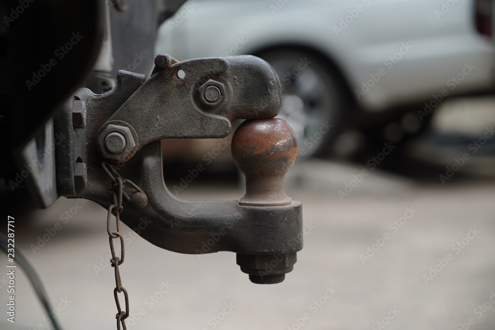 Car's tow bar design Stock Photo | Adobe Stock
