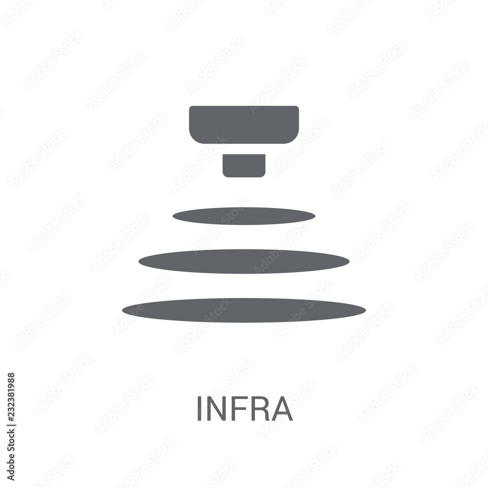 Infrared icon. Trendy Infrared logo concept on white background from ...