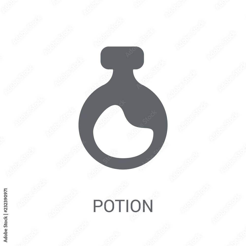 Potion icon. Trendy Potion logo concept on white background from Fairy ...