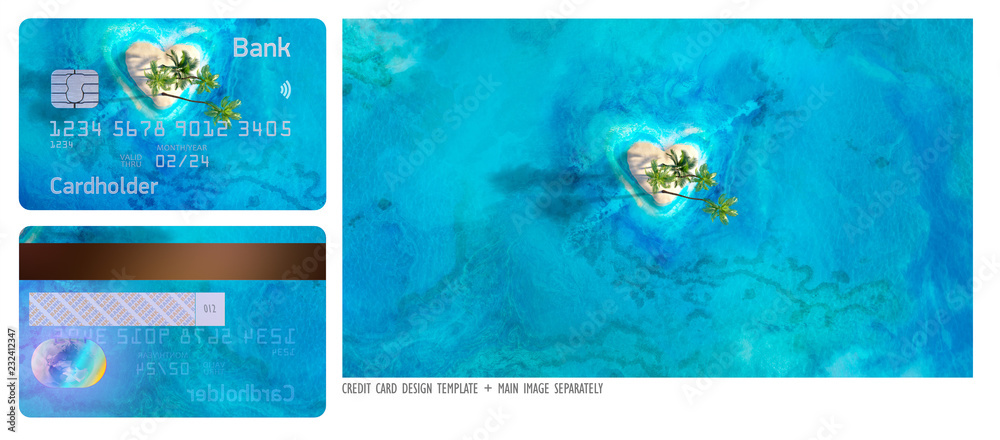 Contactless credit card design with high resolution main image ...