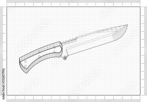 Tactical Knife Template
