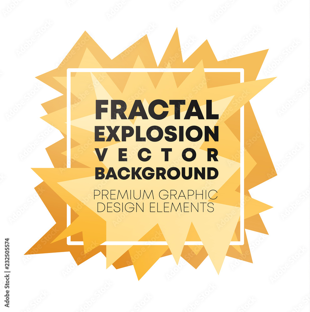 Square banner design isolated on white background Stock Vector | Adobe ...