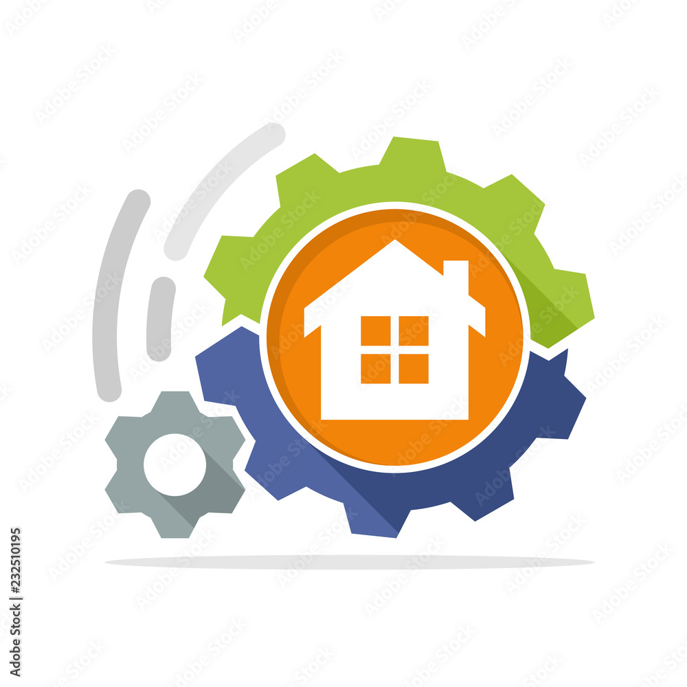 Vector illustration icon with the concept of a process management ...