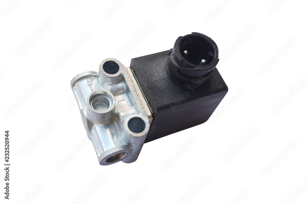 electromagnetic valve of blocking of wheels of the car on an isolated ...
