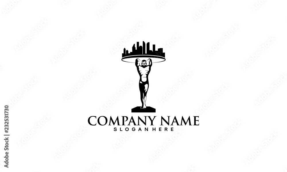 ATLAS LOGO DESIGN TEMPLATE.PREMIUM CORPORATE VECTOR LOGO / ICON DESIGN ...