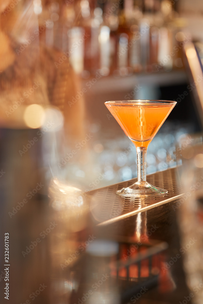 Cocktails on the bar counter Stock Photo | Adobe Stock