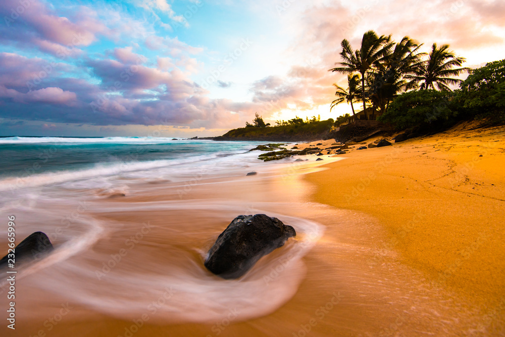 Hawaii Beach Sunrise Wallpaper